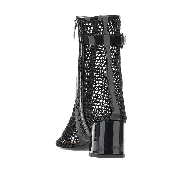 Alaïa Net Booties - Black