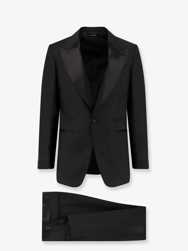 TOM FORD Shelton Stretch Wool Tuxedo - Black