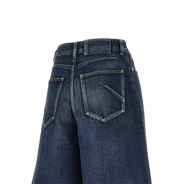 Alaïa Denim Palazzo Shorts