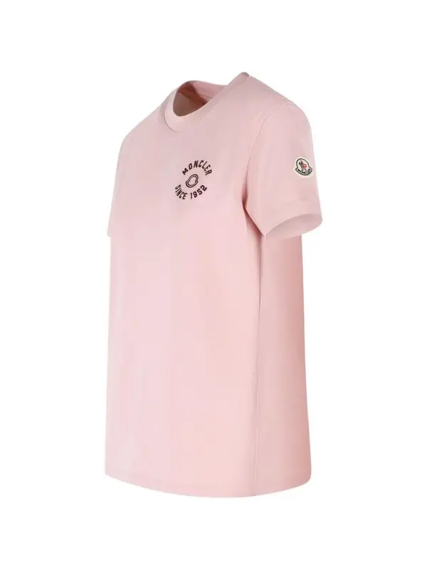 Moncler Logo Cotton T-shirt - Multicolor