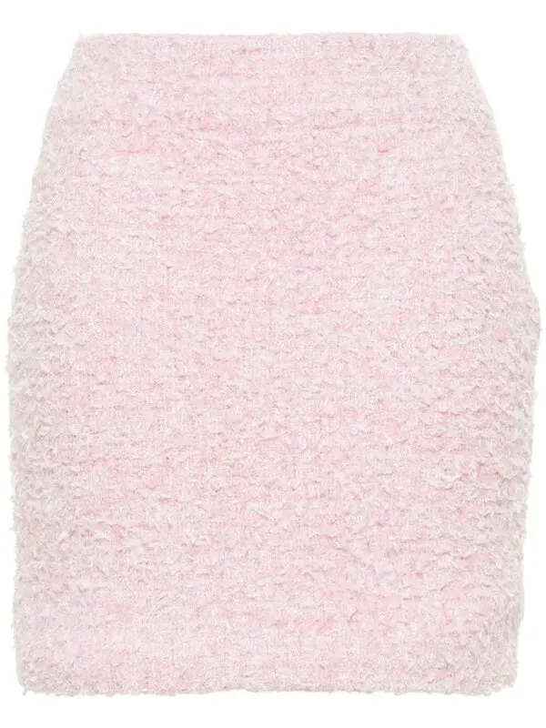 Balenciaga Tweed Bouclé Mini Skirt - Multicolor