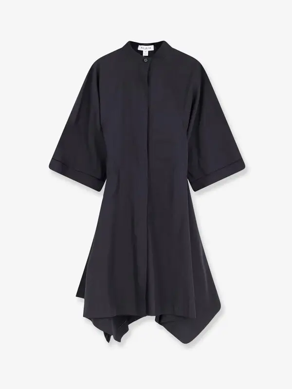 Alaïa Panelled Cotton Dress - Multicolor
