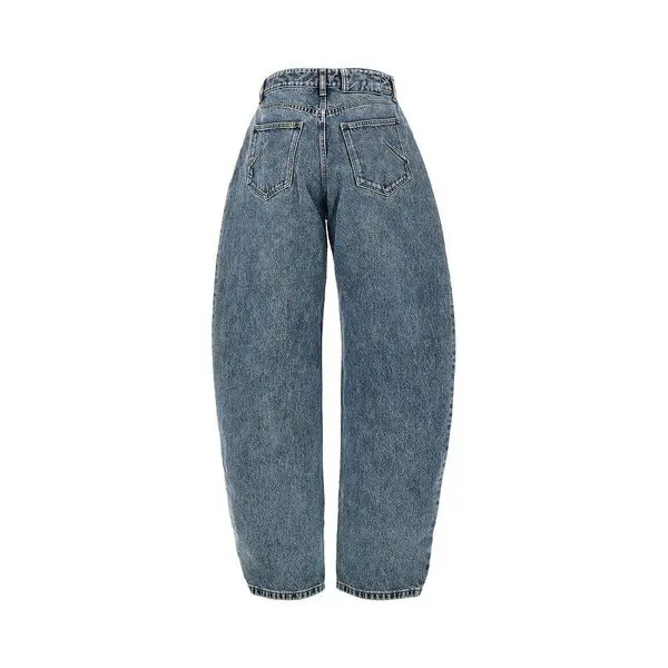 Alaïa Curved Five-pocket Jeans - Blue