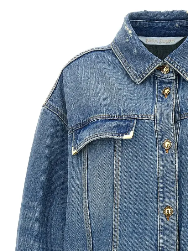 Palm Angels Washed Logo' Jacket