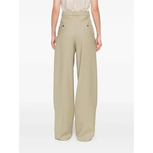 Saint Laurent Neutrals Trousers Tailored Trousers