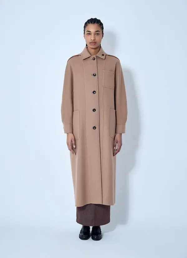Max Mara Wool-and-cashmere-blend Coat - Cream