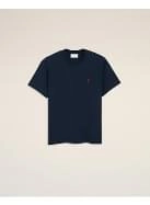 AMI Paris Tshirt With Red De Coeur - Multicolor
