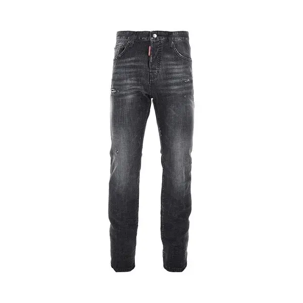Dsquared2 Stretch Denim Teddy Jeans - Black