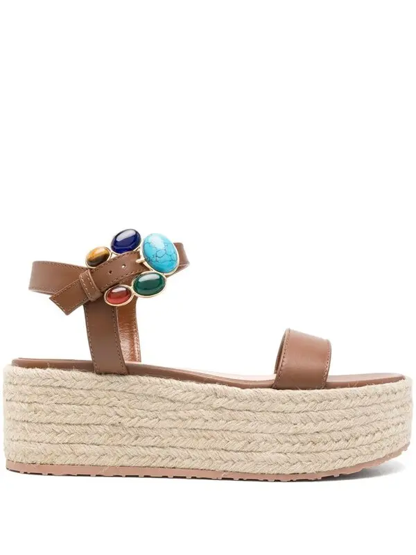 GIANVITO ROSSI Platform Sandals - Multicolor