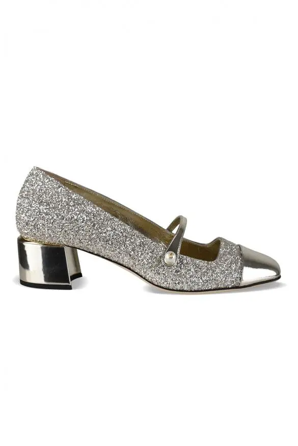 JIMMY CHOO Elisa 45 Pumps - Gold