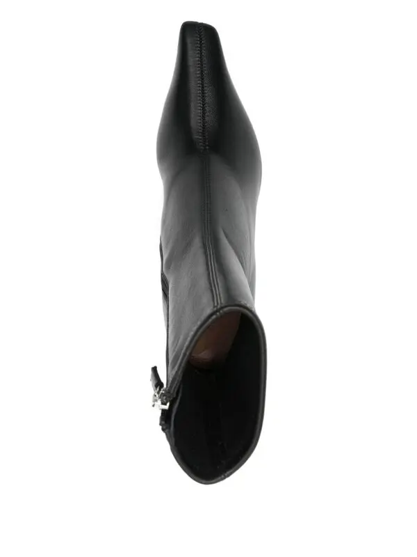 Amina Muaddi Jamie Leather Boots - Multicolor