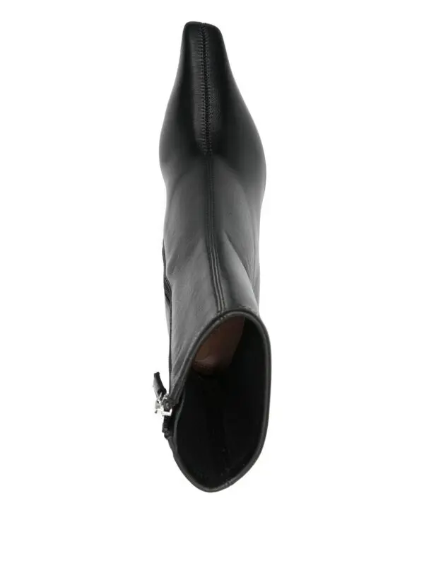 Amina Muaddi Jamie Leather Boots - Multicolor