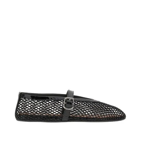 Alaïa Fishnet Ballerina Flats