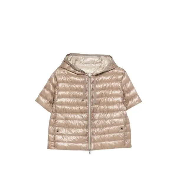 Herno Neutrals Jackets Oversized Jackets - Cream