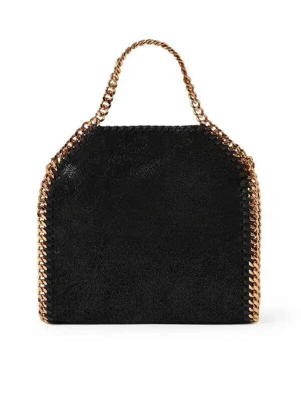 Stella McCartney Tiny Falabella Shaggy Deer Shoulder Bag - Black