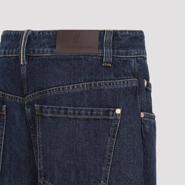 Brunello Cucinelli Barrel Denim Jeans