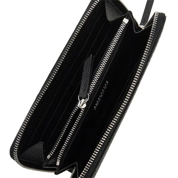 MAISON MARGIELA Grained Leather Zip-around Wallet