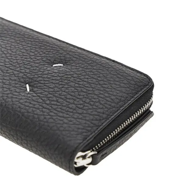 MAISON MARGIELA Grained Leather Zip-around Wallet
