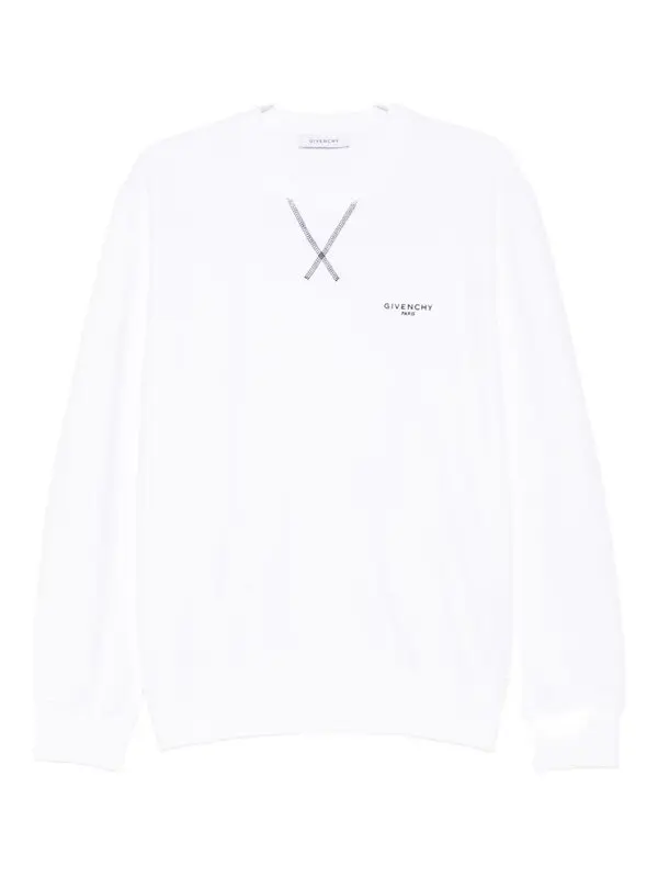 Givenchy Logo Cotton Sweatshirt - Multicolor
