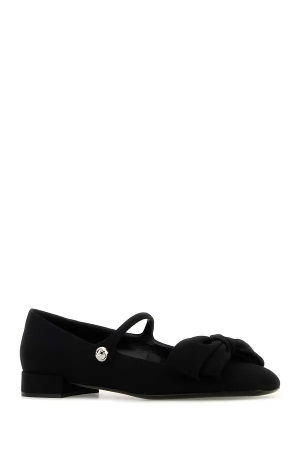 Valentino Garavani Crepe Bowjane Ballerinas