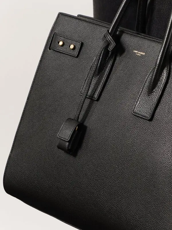 Saint Laurent Sac De Jour Large Leather Shoulder Bag