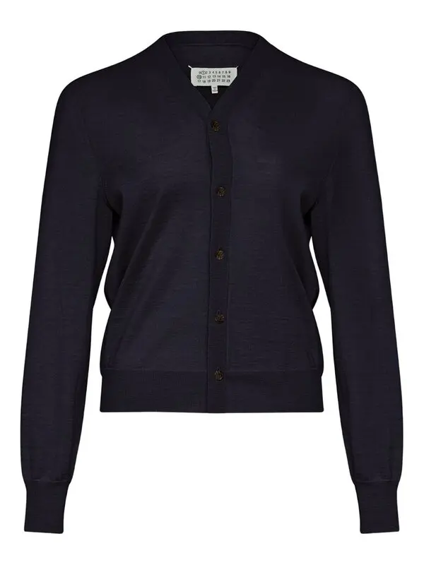 MAISON MARGIELA Wool V-necked Cardigan
