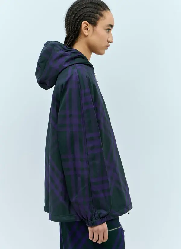 Burberry Check Nylon-twill Windbreaker Jacket