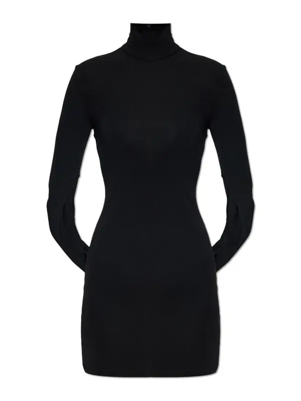 Alexander Wang Mini Draped Dress - Black