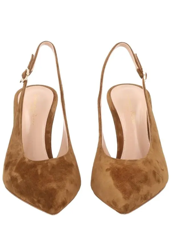 GIANVITO ROSSI Robbie Suede Shoes - Brown
