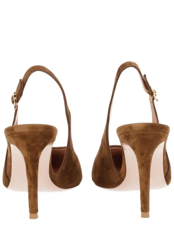 GIANVITO ROSSI Robbie Suede Shoes - Brown