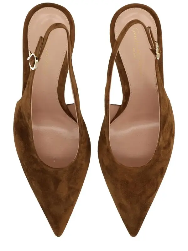 GIANVITO ROSSI Robbie Suede Shoes - Brown