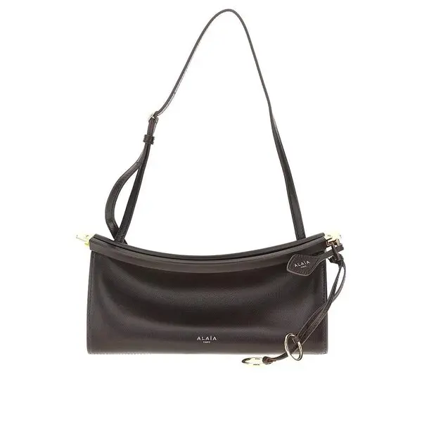 Alaïa Leather Small Le Click East West Bag - Brown