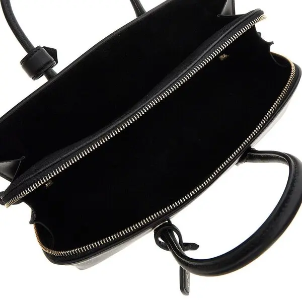 Alaïa Box Leather Delta Bag - Black