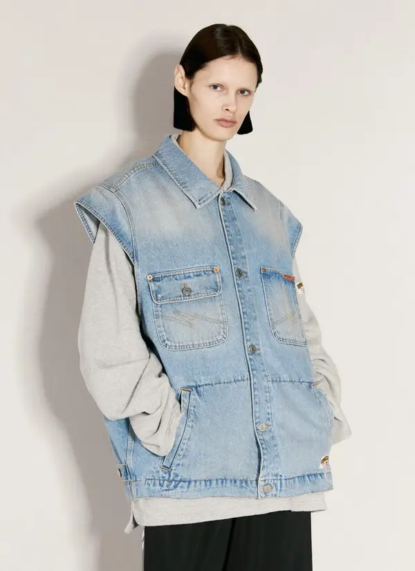 Martine Rose Denim Gilet