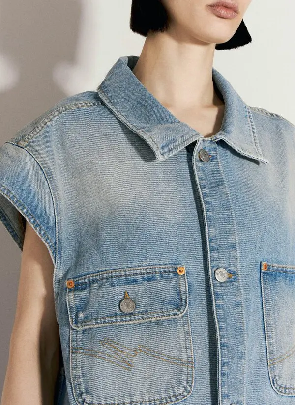 Martine Rose Denim Gilet