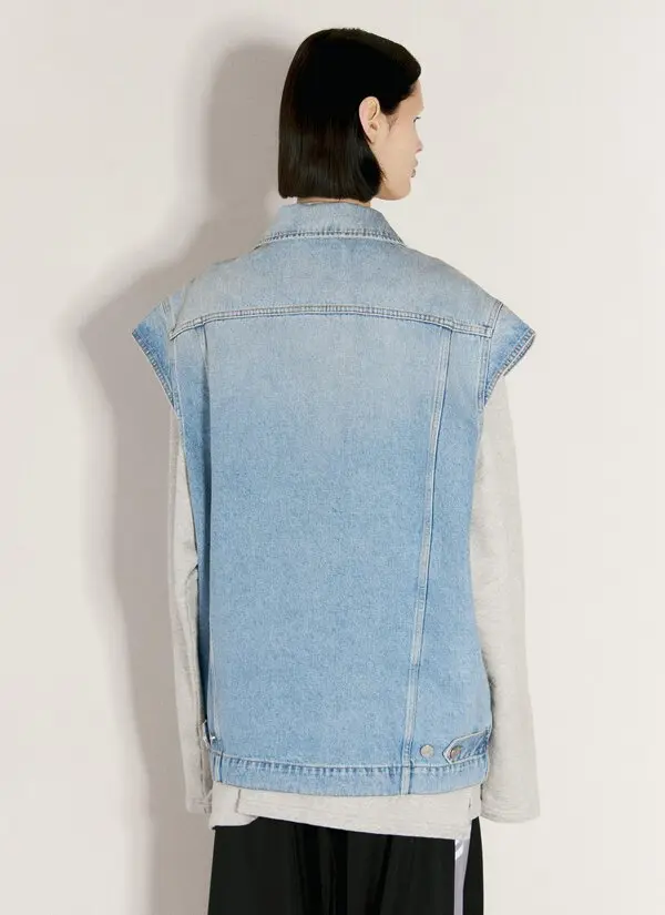 Martine Rose Denim Gilet