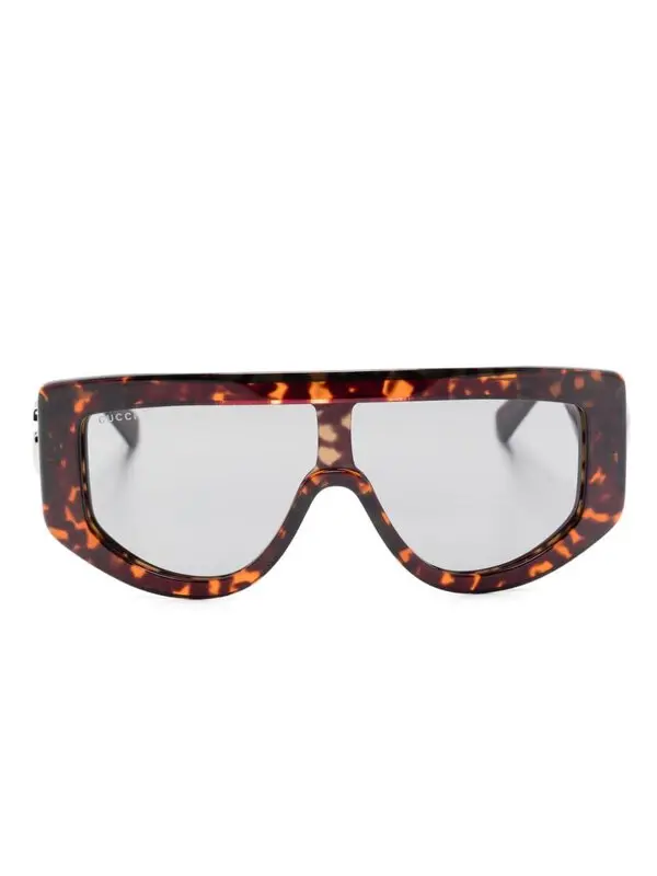 Gucci Rectangular Shape Sunglasses - Multicolor