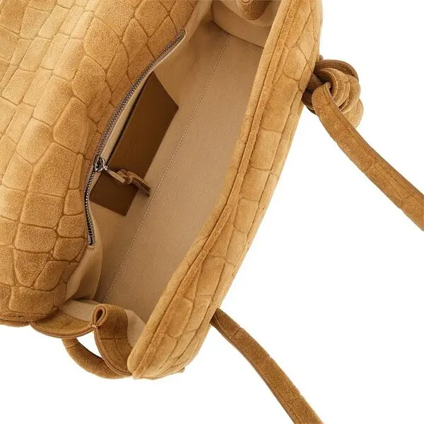 Jacquemus Suede Leather Bag - Cream