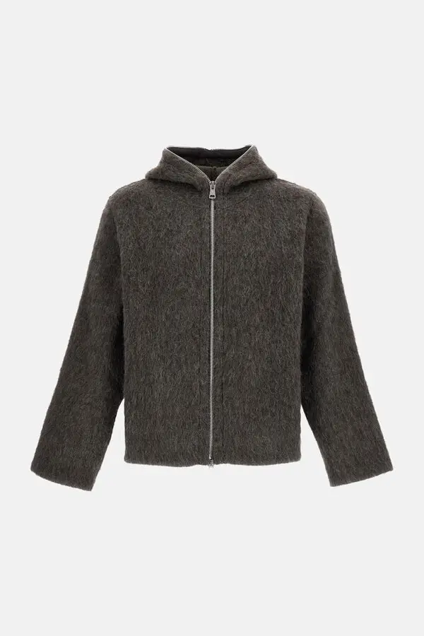 Our Legacy Full Zip Wool Hood - Multicolor
