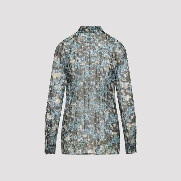 Dries Van Noten Clavelly Floral Print Shirt