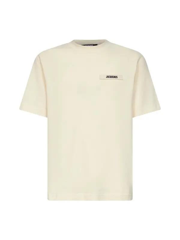 Jacquemus Beige The Gros Grain T-shirt