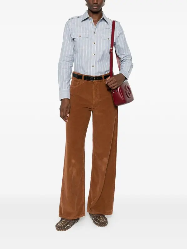 Celine Striped Cotton Shirt