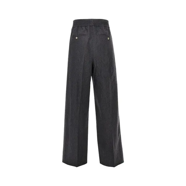 Jacquemus Pinstriped Wide-leg Trousers