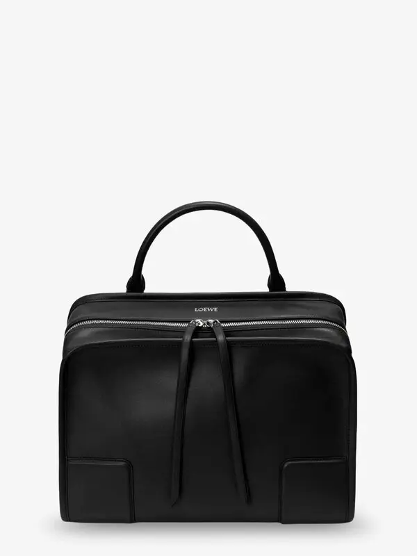 Loewe Amazona 180 Leather Handbag - Black