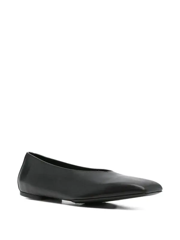 Rick Owens Leather Ballet Flats