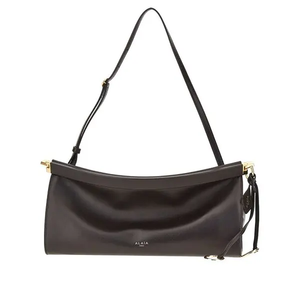 Alaïa Medium 'le Click East West' Leather Bag - Brown