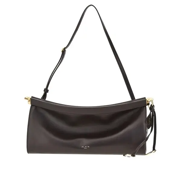 Alaïa Le Click East West Leather Bag - Brown