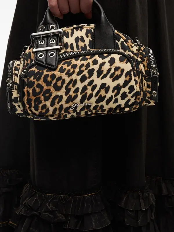 GANNI Nylon Small Duffle Bag