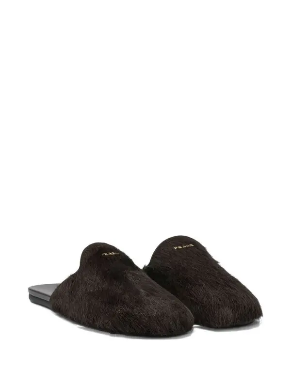 Prada Leather Slippers