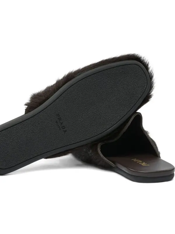 Prada Leather Slippers